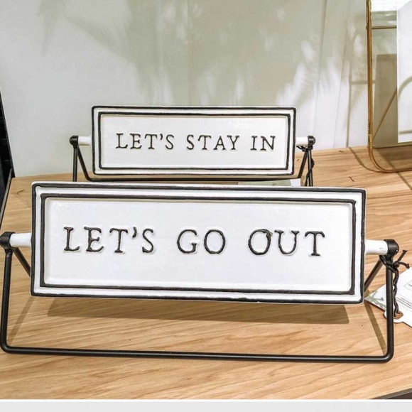 Hearth & Hand | Accents | Hearth Hand Magnolia Reversible Sign | Poshmark